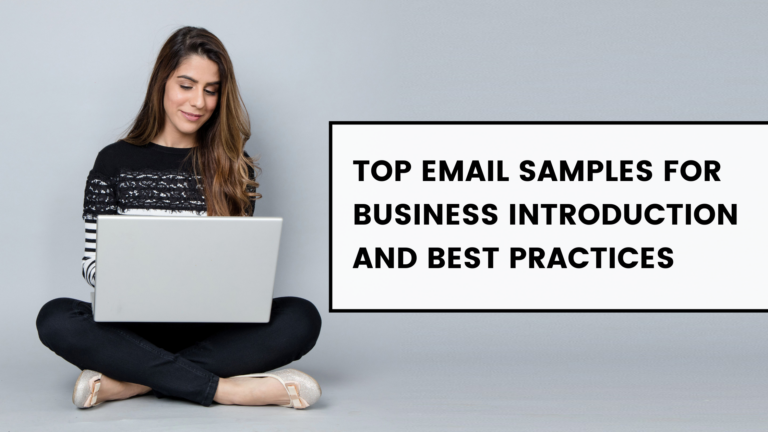 Top email samples for business introduction and best practices