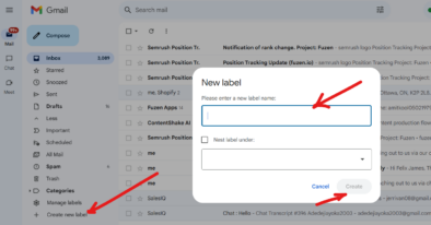 How to create folders in Gmail - SafeMailer