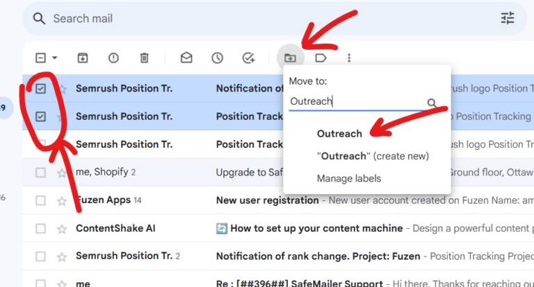 How to create folders in Gmail - SafeMailer